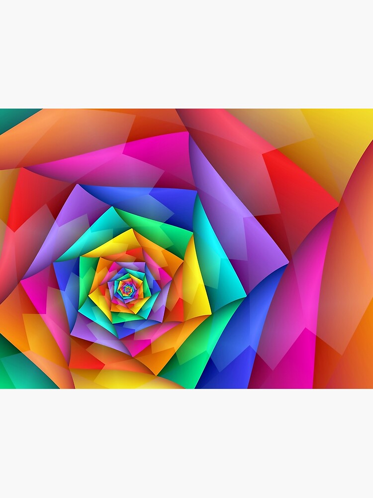 Arcoiris Abstracto En Zigzag