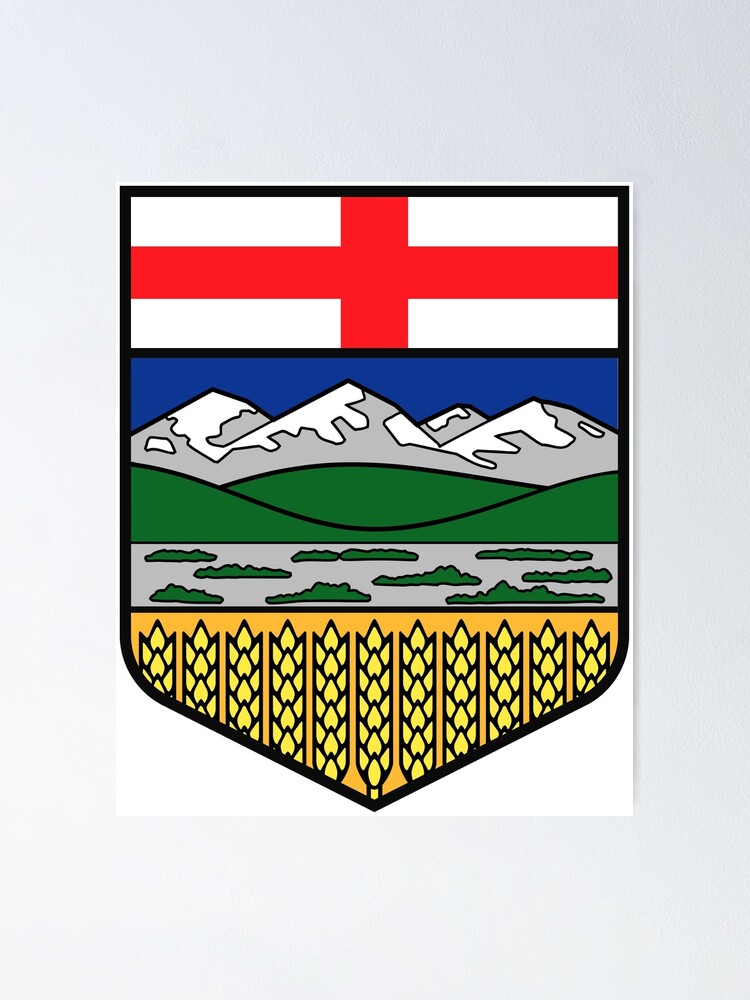 "Alberta Flag symbol" Poster for Sale by tony4urban | Redbubble