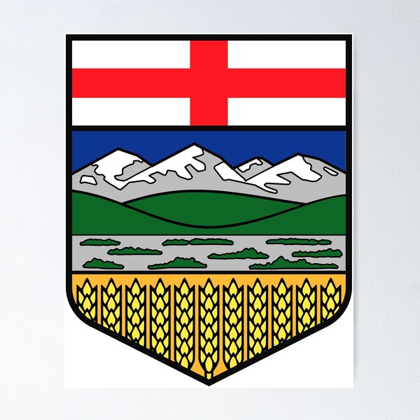 "Alberta Flag symbol" Poster for Sale by tony4urban | Redbubble