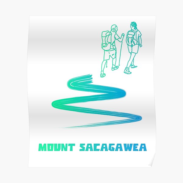 "Mount Sacagawea" Poster for Sale by BerlinFIRE | Redbubble