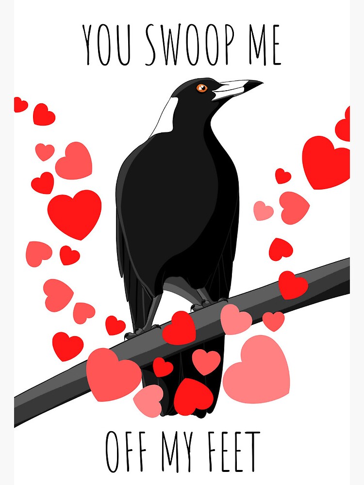 "You swoop me off my feet" Greeting Card for Sale by aussiemaggieluv ...