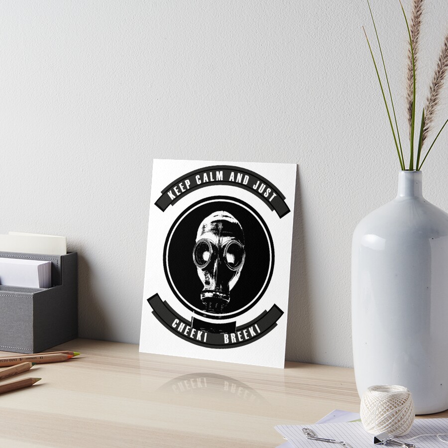 "Slav Gas Mask " Art Board Print for Sale by Mammotha | Redbubble