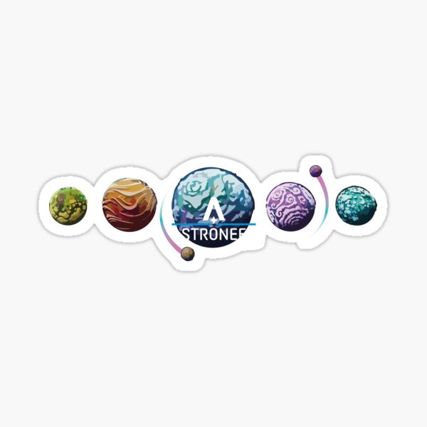 "Astroneer Planets" Sticker for Sale by rendigart | Redbubble