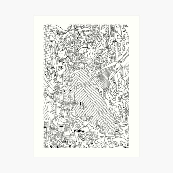 "Adult coloring page" Art Print by Yuna26 | Redbubble