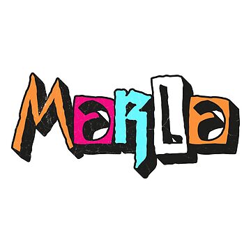 "MARLA name, My name is Marla" Sticker for Sale by Danylo Mikhnievych ...