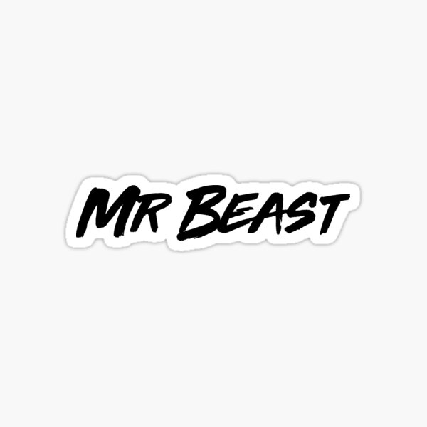 "Mr Beast" Sticker for Sale by AYZOUNI | Redbubble