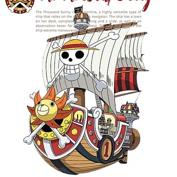 "Thousand Sunny" Sticker for Sale by EijiesCorner | Redbubble