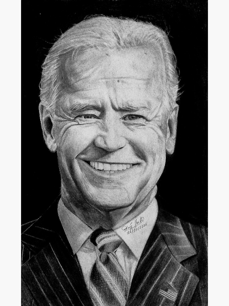 "Joe Biden Drawing Print" Art Print for Sale by Anis-Jerbi-art | Redbubble