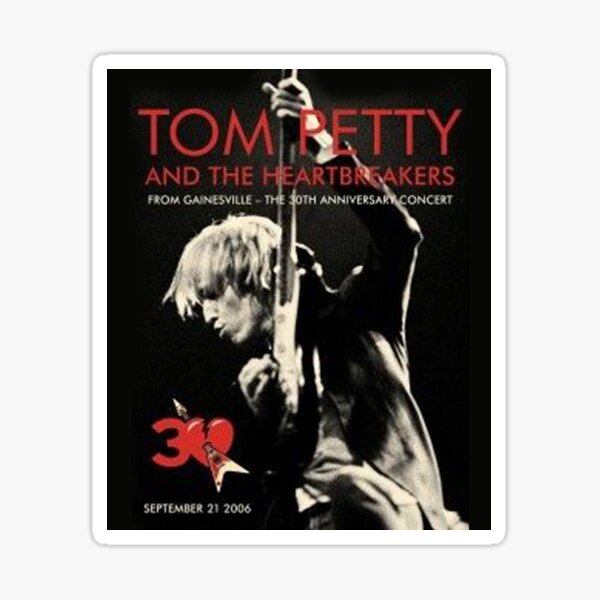 "Tom Petty and - the heartbreakers" Sticker for Sale by Koko-Rico ...