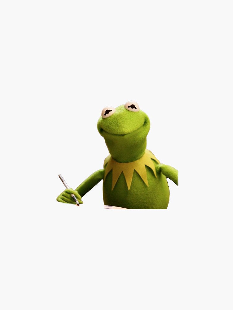 "Kermit the Frog Sticker " Sticker for Sale by Sandis008 | Redbubble