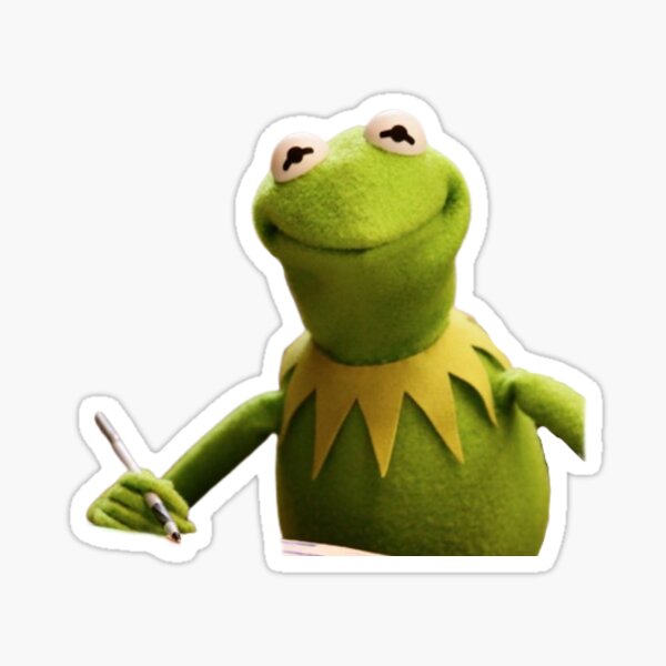 "Kermit the Frog Sticker " Sticker for Sale by Sandis008 | Redbubble
