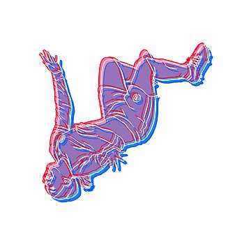 "sam kerr 3D backflip " Sticker for Sale by l-j-sturdee | Redbubble