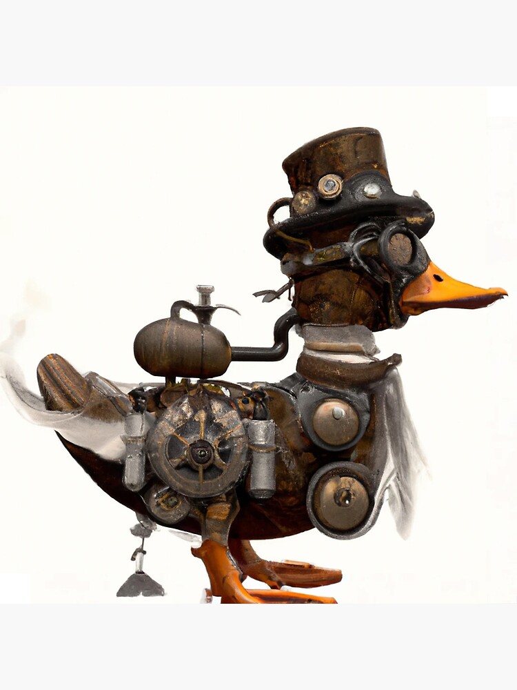 "Steampunk Duck with Scarf" Art Board Print for Sale by louisajones24 | Redbubble