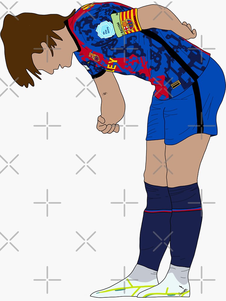 "Alexia Putellas bows Camp Nou" Sticker by Laura Piedrafita | Redbubble