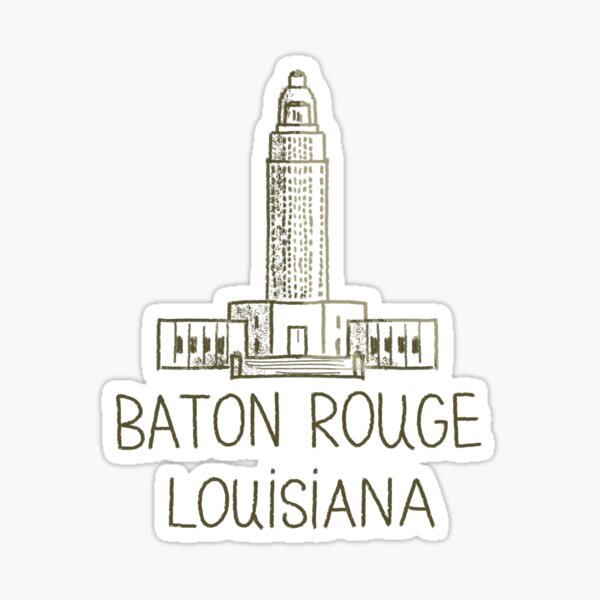 Baton Rouge Stickers | Redbubble