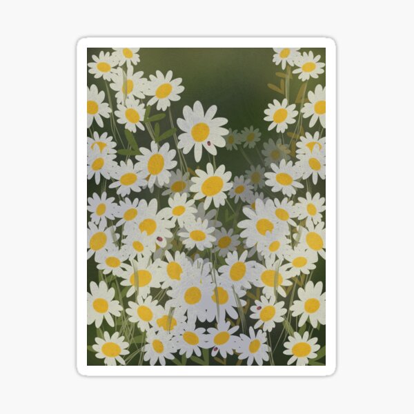 "Daisies" Sticker for Sale by HyperionGirl | Redbubble