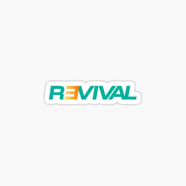 "Revival logo" Sticker for Sale by Vinzer | Redbubble