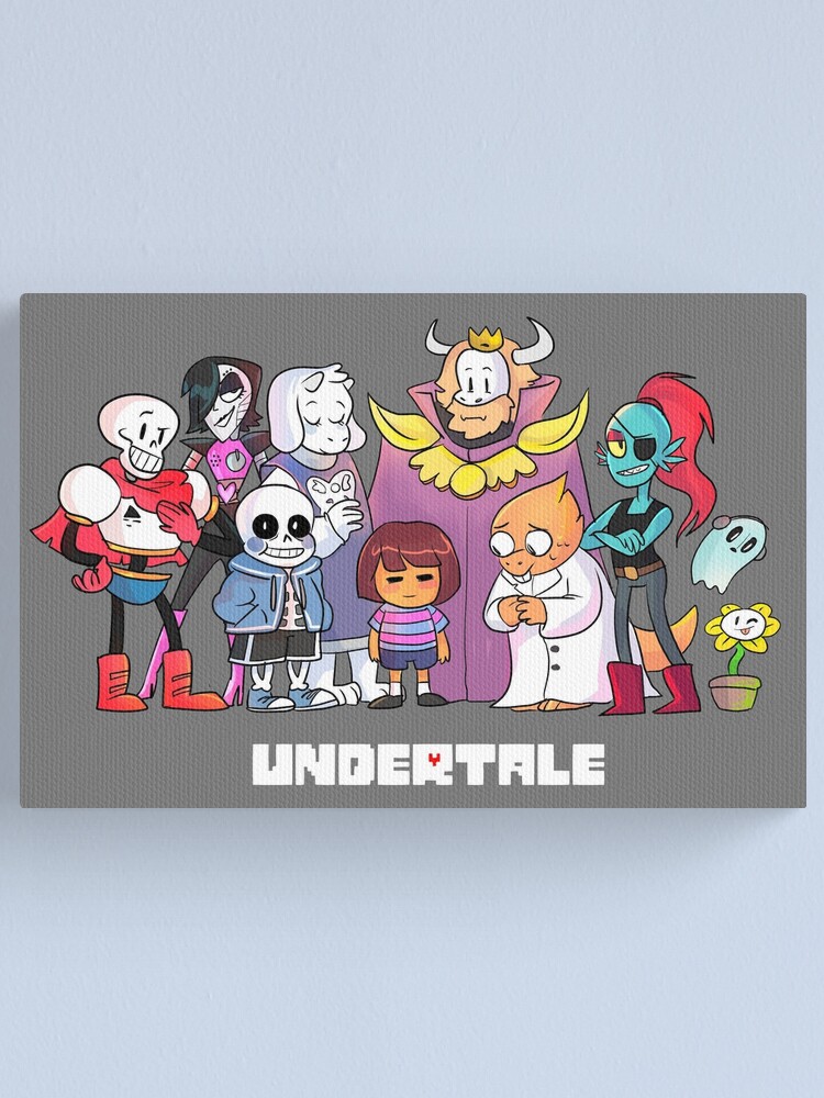 "Undertale" Canvas Print by redmadart | Redbubble
