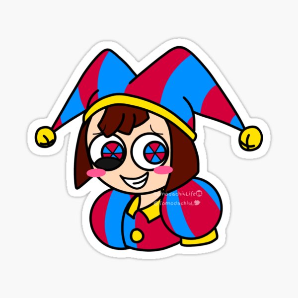 "Pomni" Sticker for Sale by Tomodachi4Life | Redbubble