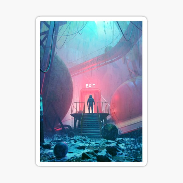 "Escape" Sticker for Sale by nicebleed | Redbubble