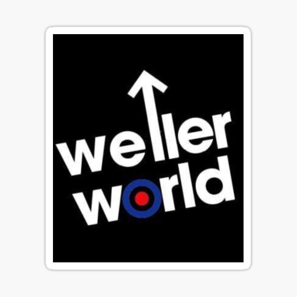 "Weller World Mod logo" Sticker for Sale by WellerWorld | Redbubble