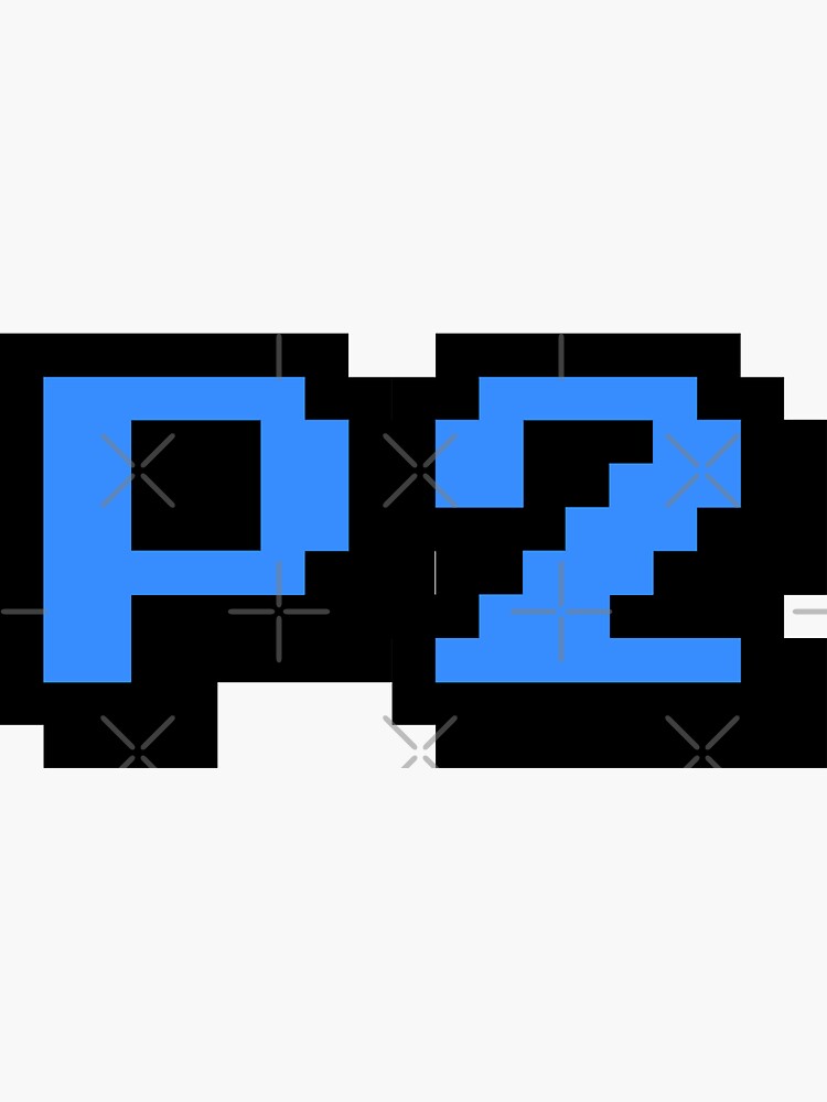 "Player 2" Sticker for Sale by JustFunsies | Redbubble
