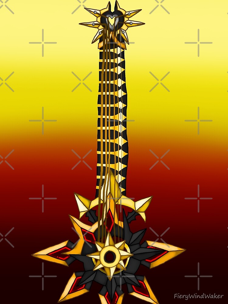 "Fusion Keyblade Guitar #36 - Omega Weapon & Abaddon Plasma" Poster for ...