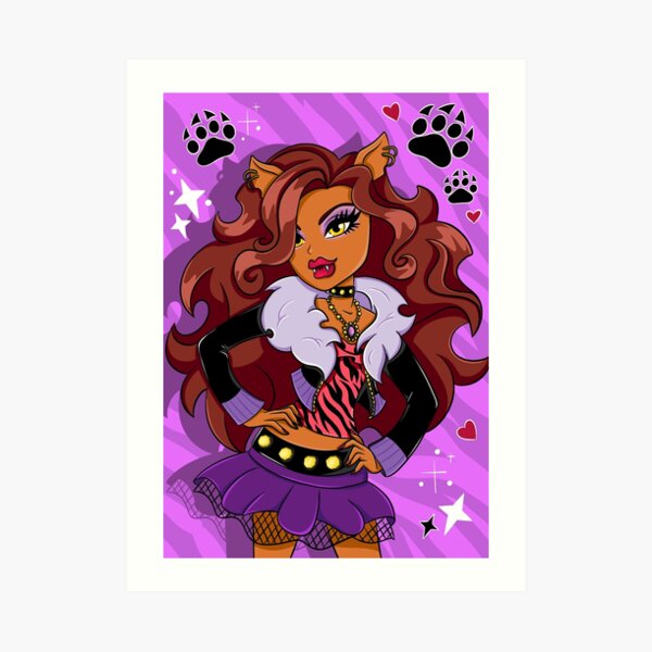 "Clawdeen Wolf" Art Print for Sale by Amunoz13 | Redbubble