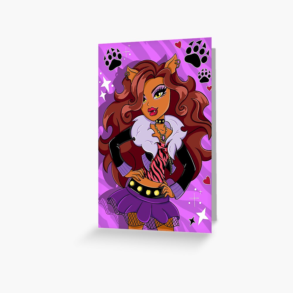 "Clawdeen Wolf" Art Board Print for Sale by Amunoz13 | Redbubble