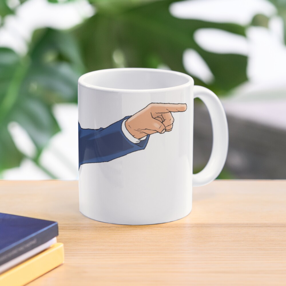 "Phoenix Wright Objection Pose HD" Sticker for Sale by vivianby | Redbubble