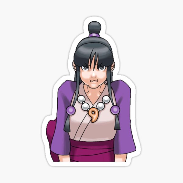 "Maya Fey Puffed Cheeks Pose HD" Sticker for Sale by vivianby | Redbubble
