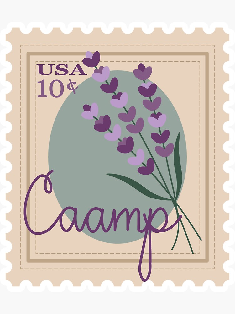 "Caamp band stamp " Sticker for Sale by gabmarie | Redbubble