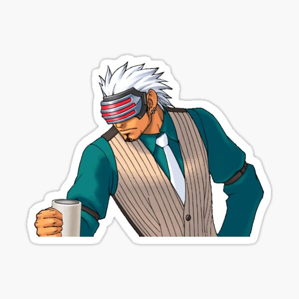 "Godot Objection Pose HD" Sticker for Sale by vivianby | Redbubble
