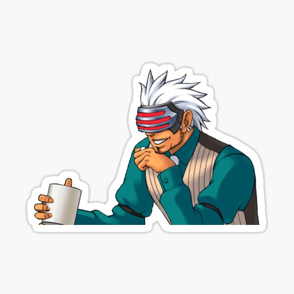 "Godot Smile Pose HD" Sticker for Sale by vivianby | Redbubble
