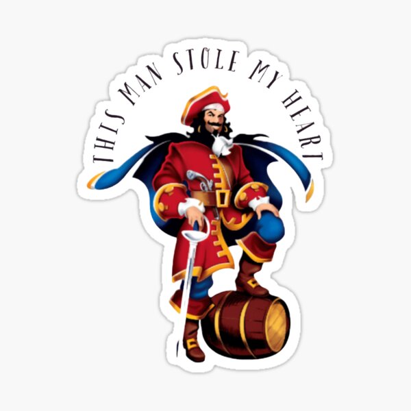 "Captain Morgan This man stole my heart" Sticker for Sale by ...