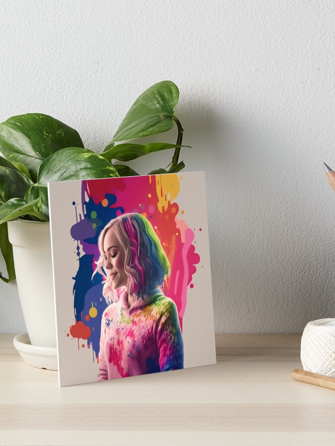 "Enid Sinclair with Colors Art" Art Board Print for Sale by ...