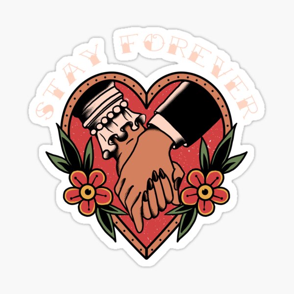 "Stay Forever II" Sticker for Sale by vinch-design | Redbubble