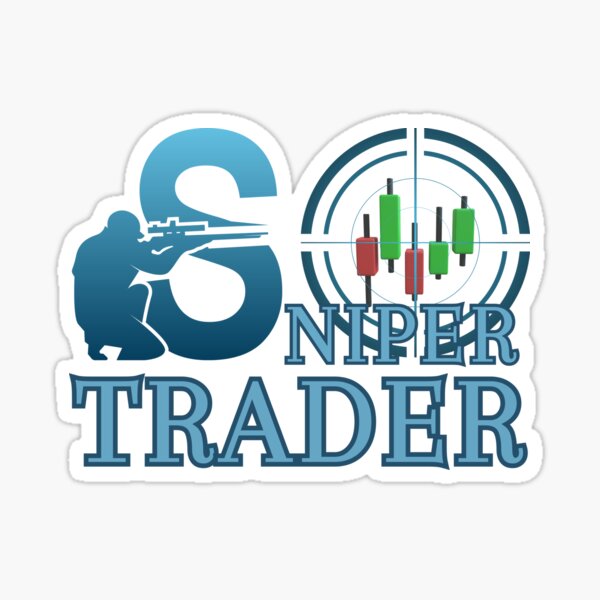 "Sniper Trader Target Scope Zoomed in on Trade" Sticker for Sale by ...