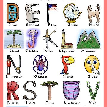 "Alphabet Poster Capital| MuleTrain ABC" Art Board Print for Sale by ...