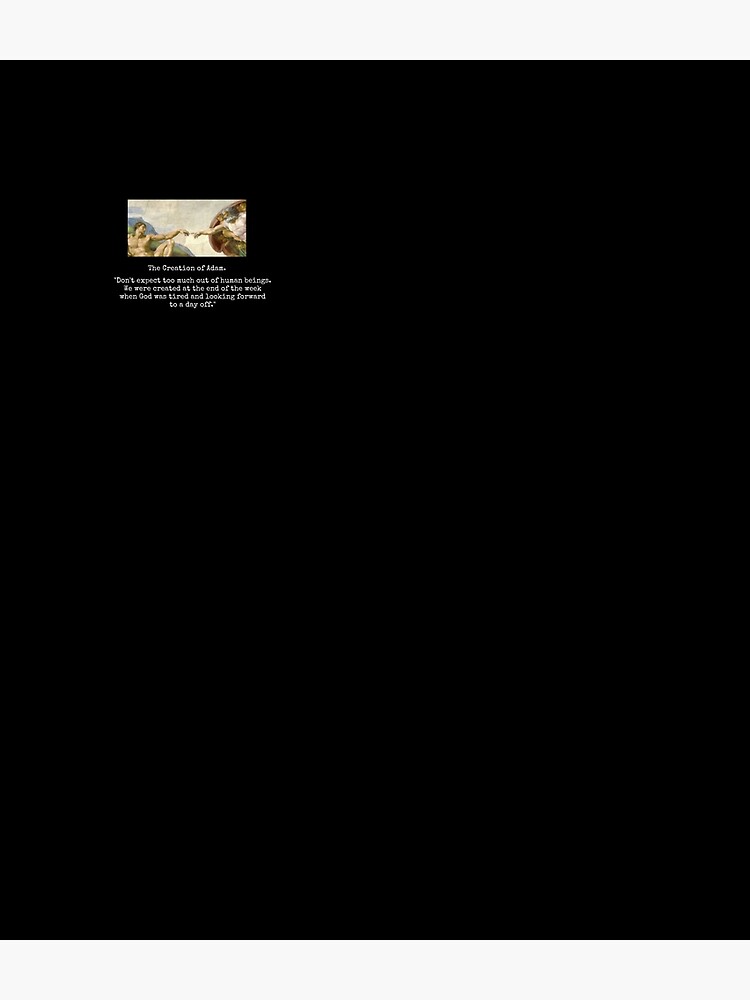 The Creation Of Adam Poem Backpack