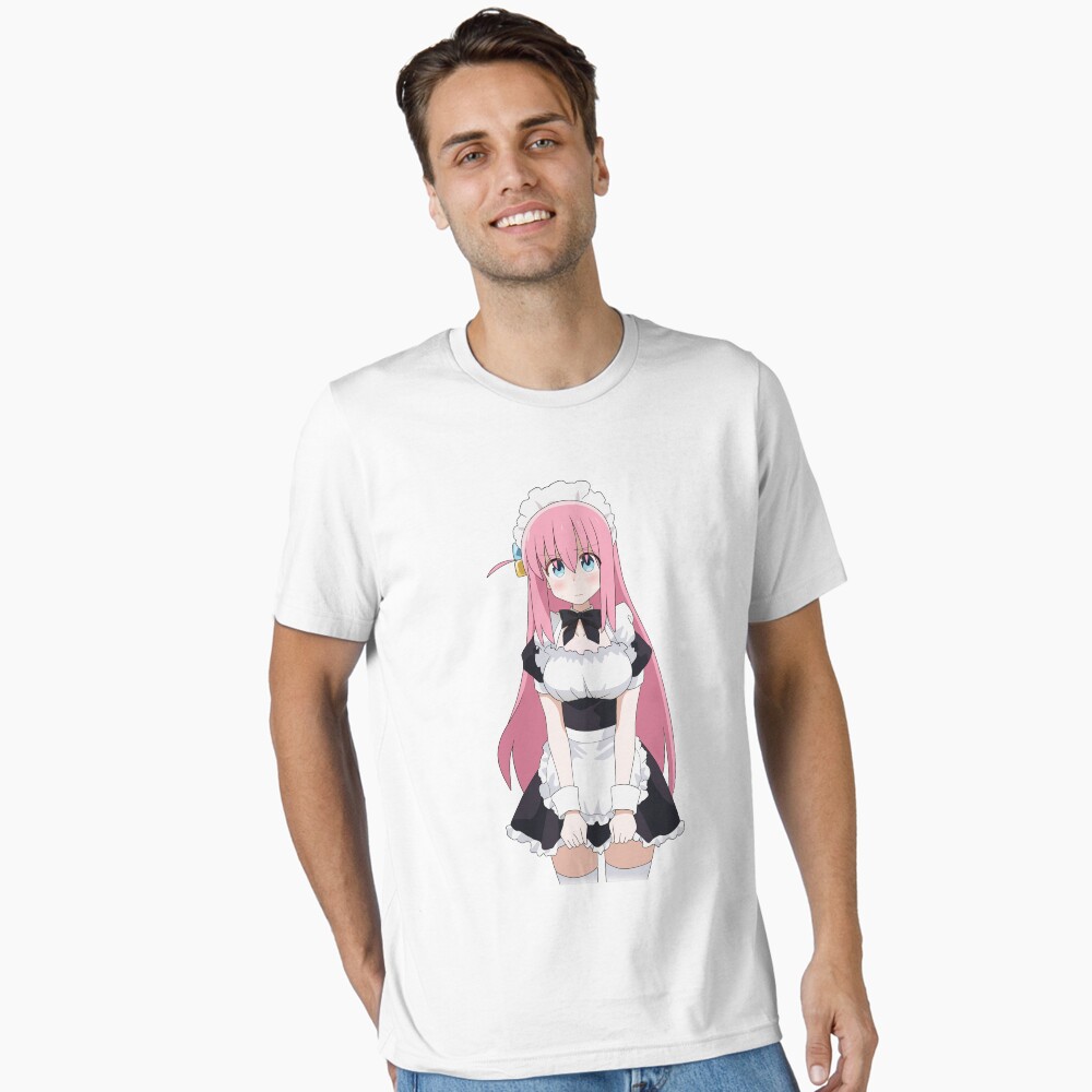 "Bocchi Gotou Maid" Sticker for Sale by ChibiCheems | Redbubble