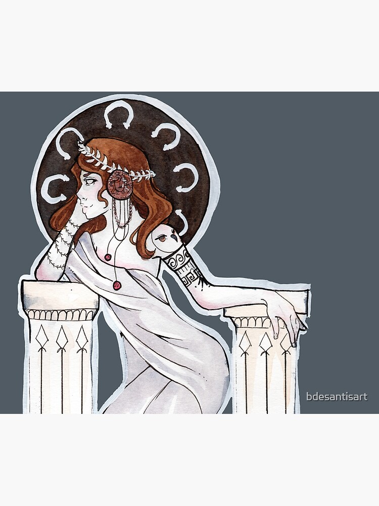 "Athena" Tapestry by bdesantisart | Redbubble