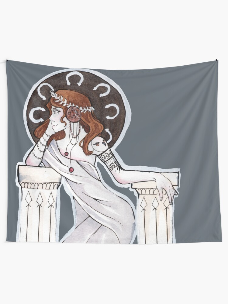 "Athena" Tapestry by bdesantisart | Redbubble