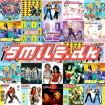 "Smile.dk Album & Singles Collage" Sticker for Sale by bubblegumdancer ...