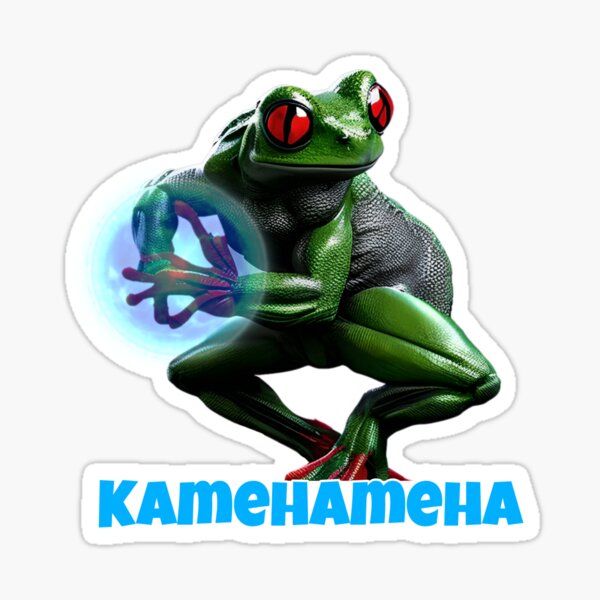 "Warrior fighter frog" Sticker for Sale by StarDust43 | Redbubble
