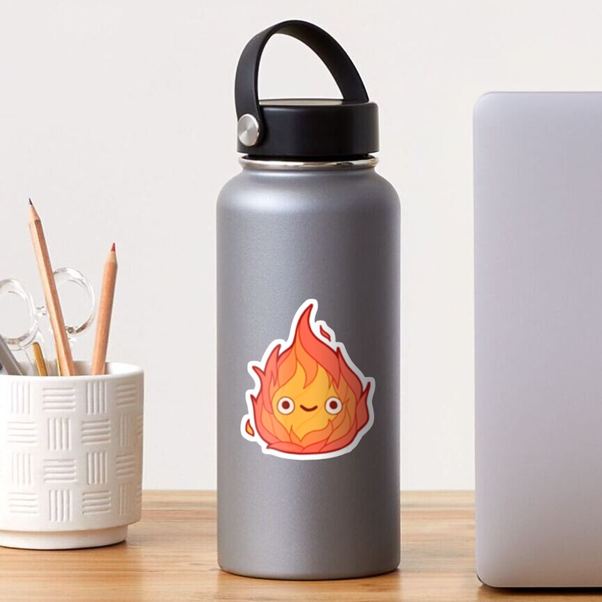 "Calcifer Calcifer Calcifer Calcifer " Sticker for Sale by ...