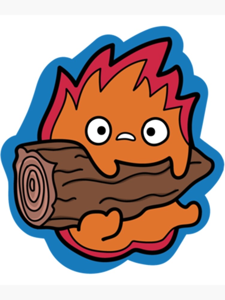 "Calcifer Howl&x's Moving Castle " Greeting Card for Sale by ...