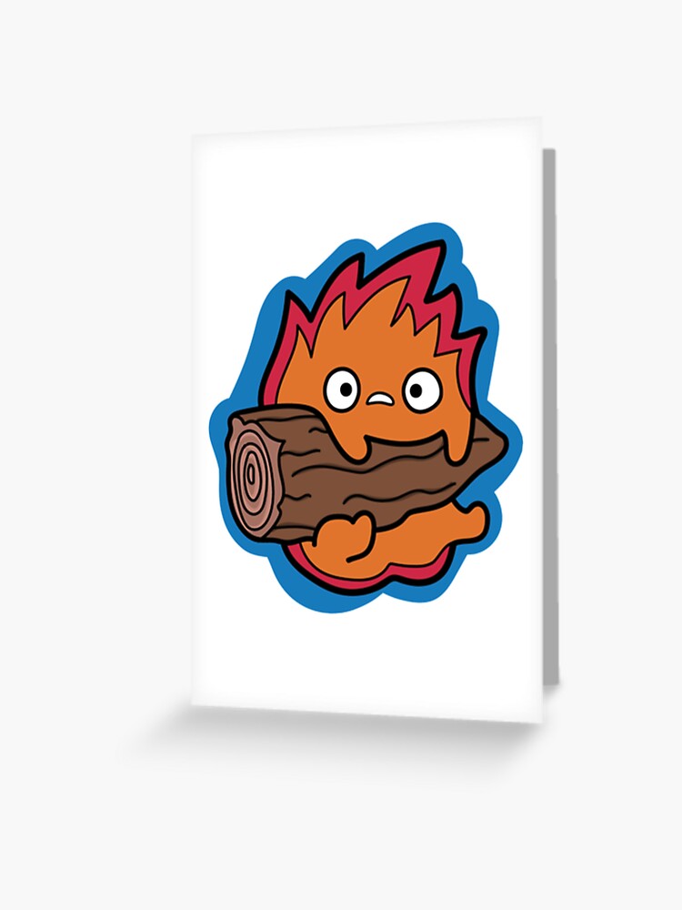 "Calcifer Howl&x's Moving Castle " Greeting Card for Sale by ...
