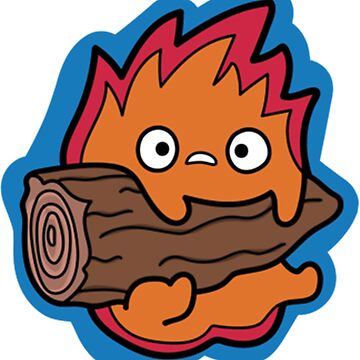 "Calcifer Howl&x's Moving Castle " Greeting Card for Sale by ...