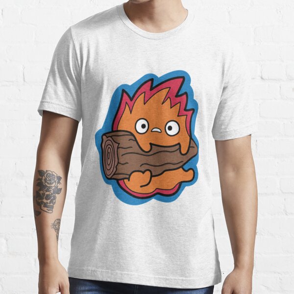 "Calcifer Howl&x's Moving Castle " T-shirt for Sale by coopercooperr ...